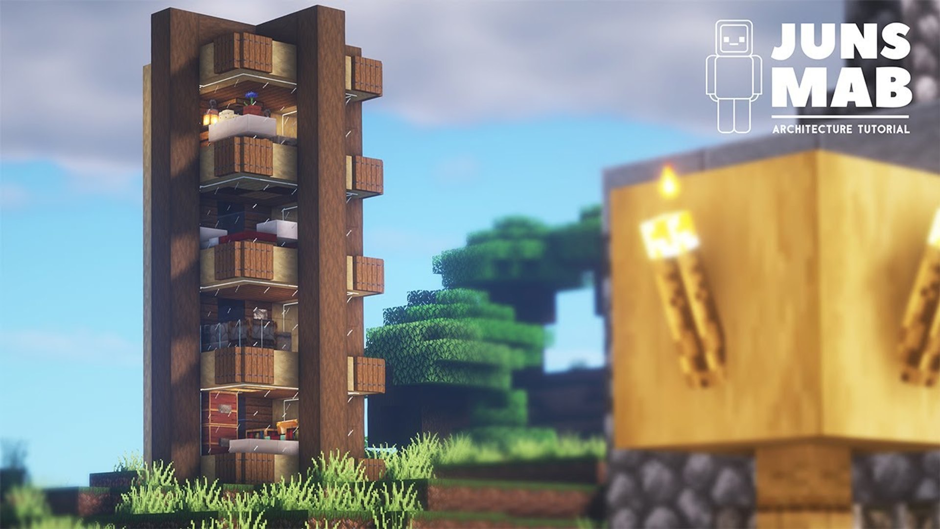 Minecraft Apartment Building