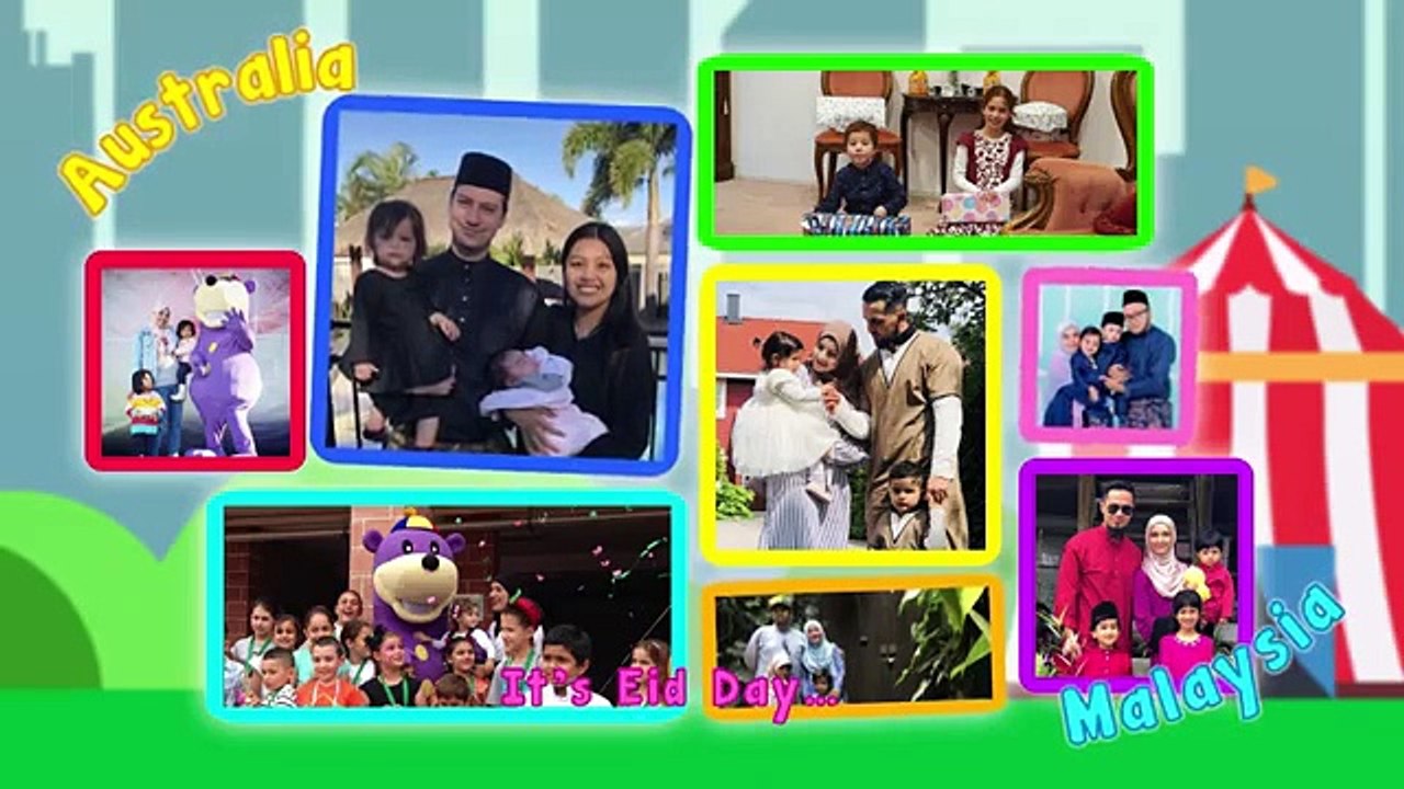 NEW_ Omar _ Hana x Zaky One 4 Kids _ It_s Eid Day _ Islamic Songs for ...