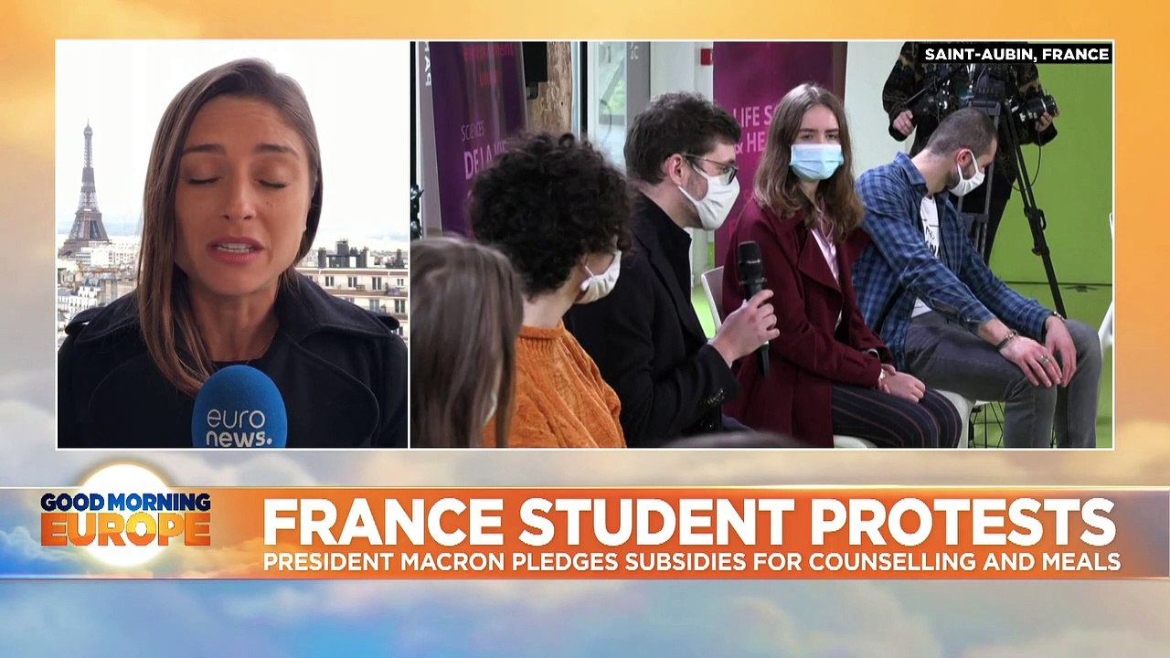 Emmanuel Macron promises students one euro lockdown meals and a quick ...
