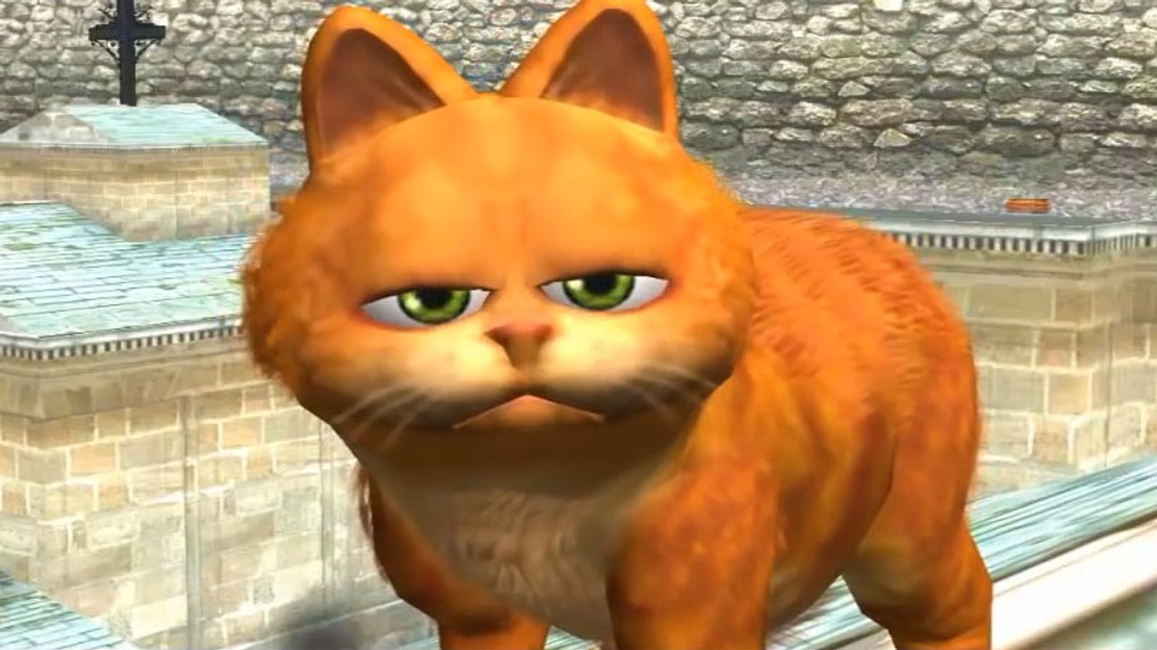 Garfield 2: A Tail of Two Kitties All Cutscenes | Game Movie (PS2, PC ...