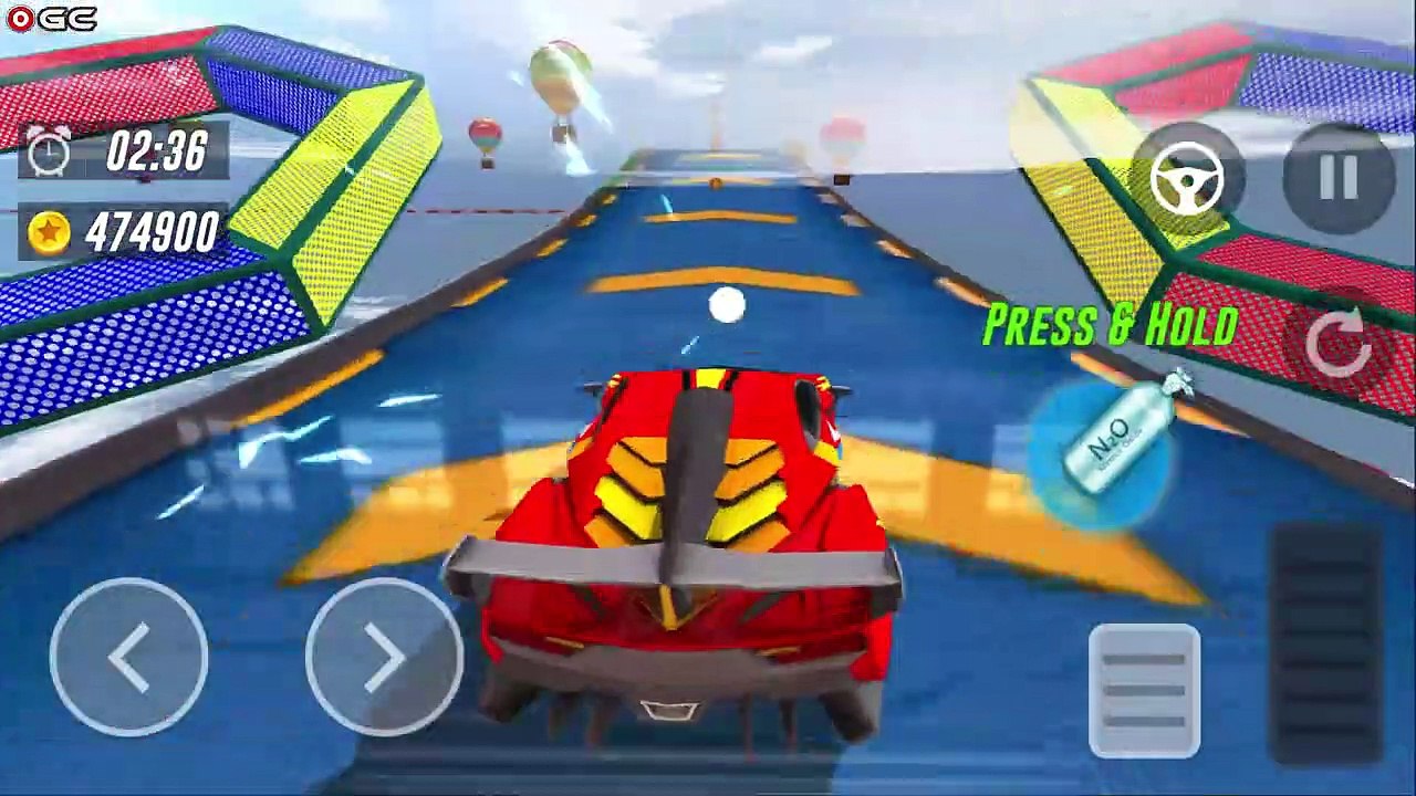 Mega Ramp Stunts Car Games New Car Stunts Games - Impossible Car GT Racing Android GamePlay #3 ...
