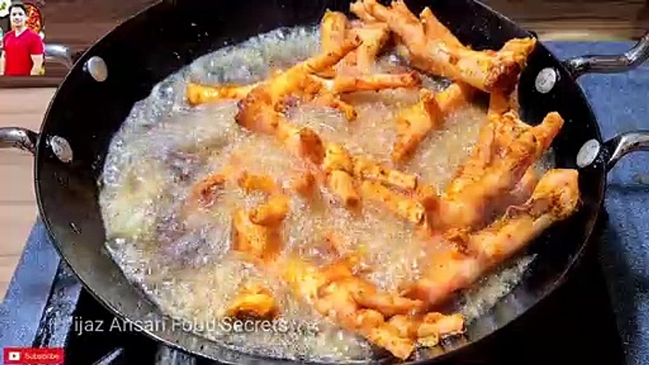 Chicken Panja Recipe By ijaz Ansari Deep Fried Chicken Feet Murgi Ke ...