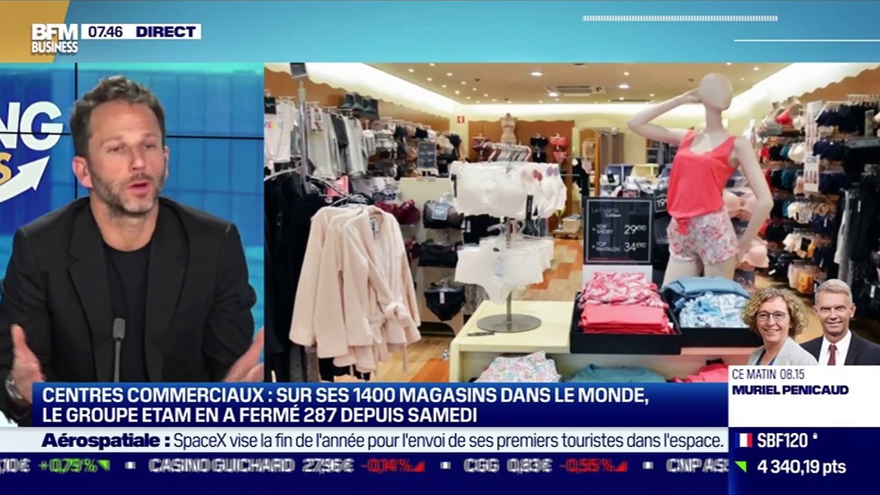Laurent Milchior (Etam) : Sur ses 1 400 magasins dans le monde, le groupe Etam en a fermé 287 ...