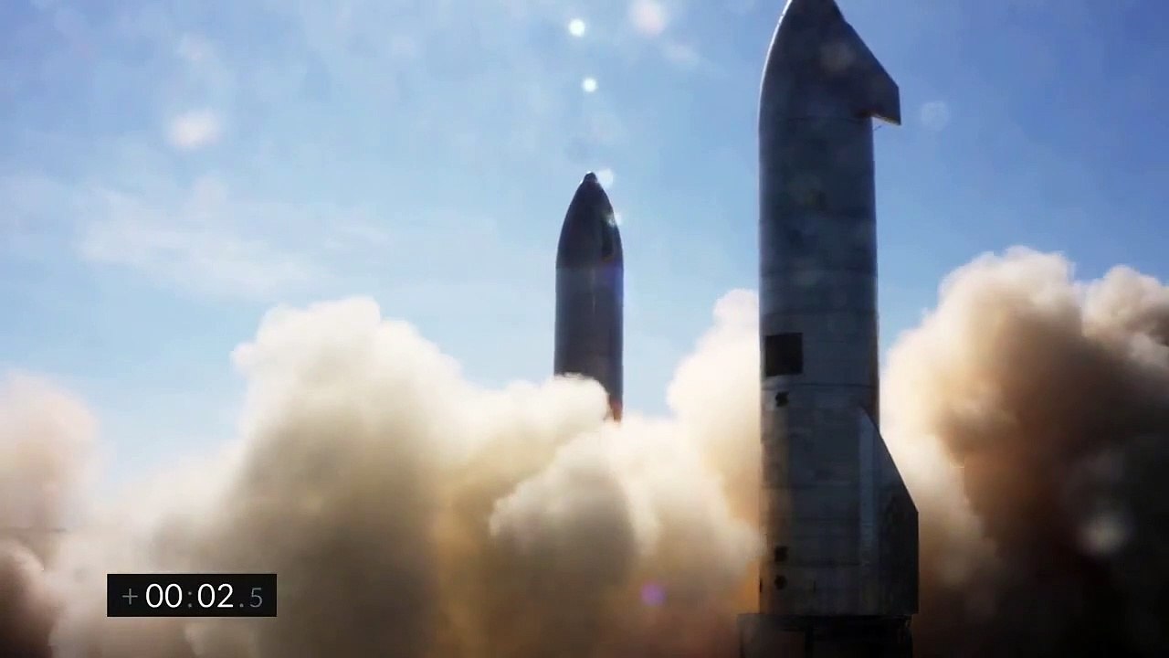 Starship _ SN9 _ High-Altitude Flight Test - video Dailymotion