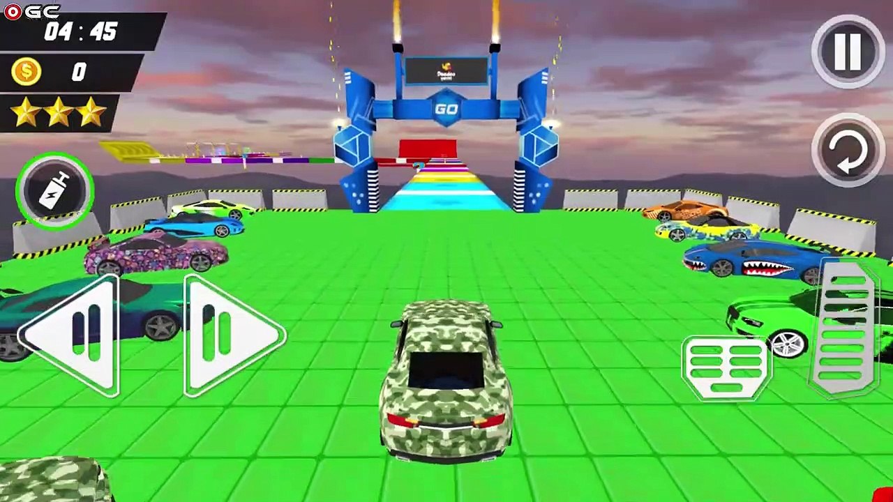 Stunt Car Race 2021 Mega Ramps Car Racing 3D - Impossible Stunts Car Driving - Android GamePlay ...