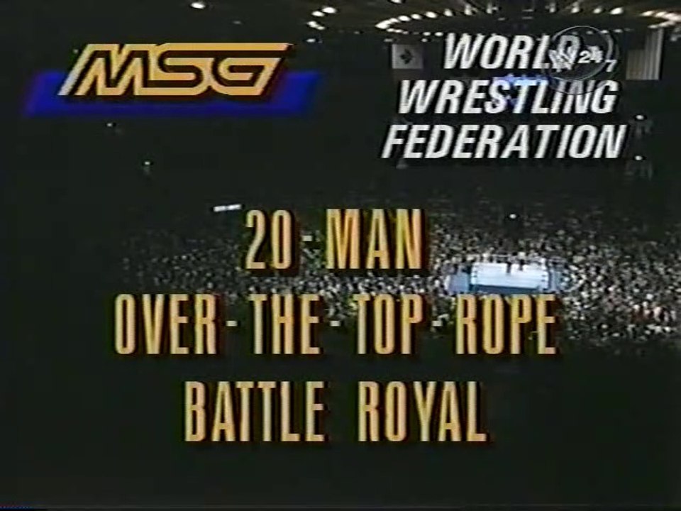Battle Royal (MSG 1992-02-23) - video Dailymotion