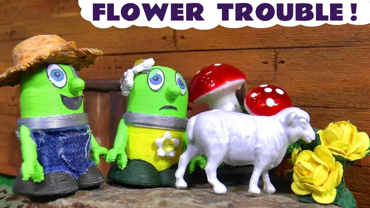 Farm Animals cause the Funny Funlings Flower Trouble with Thomas and ...