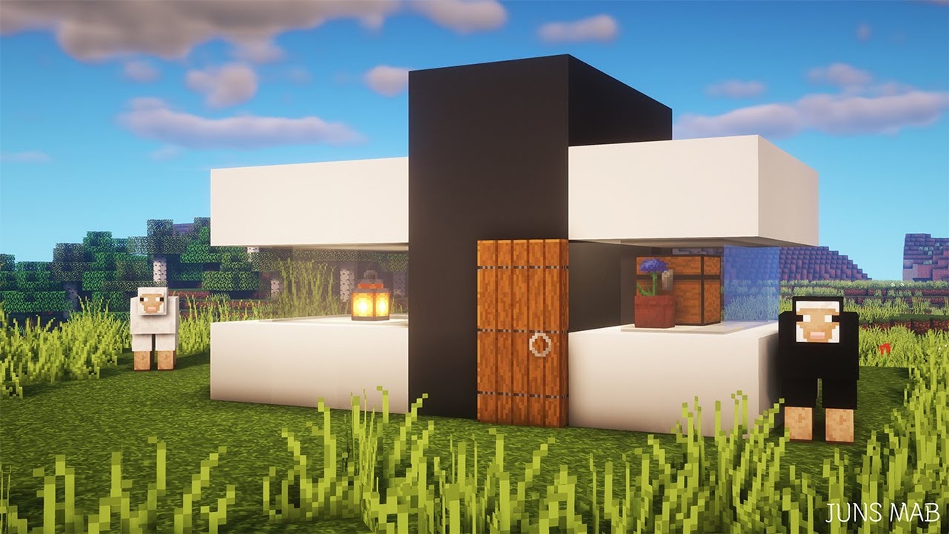 Minecraft Ultra Modern Mansion Modern Home | Very Comfortable