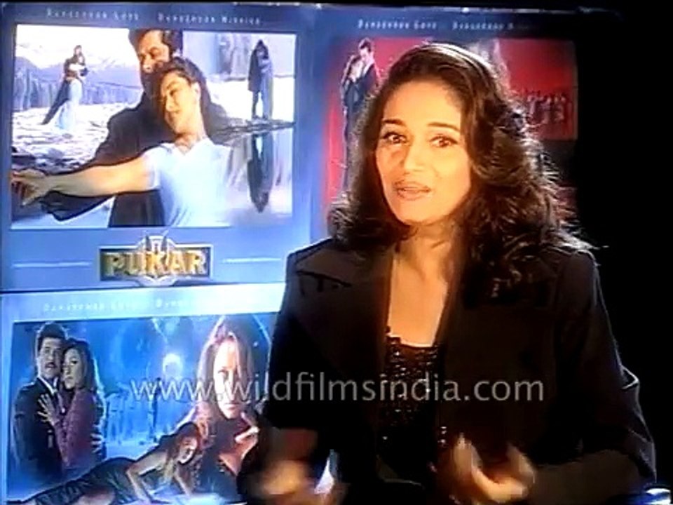 Anil Kapoor, Madhuri Dixit, Rajkumar Santoshi on Bollywood film 'Pukar ...