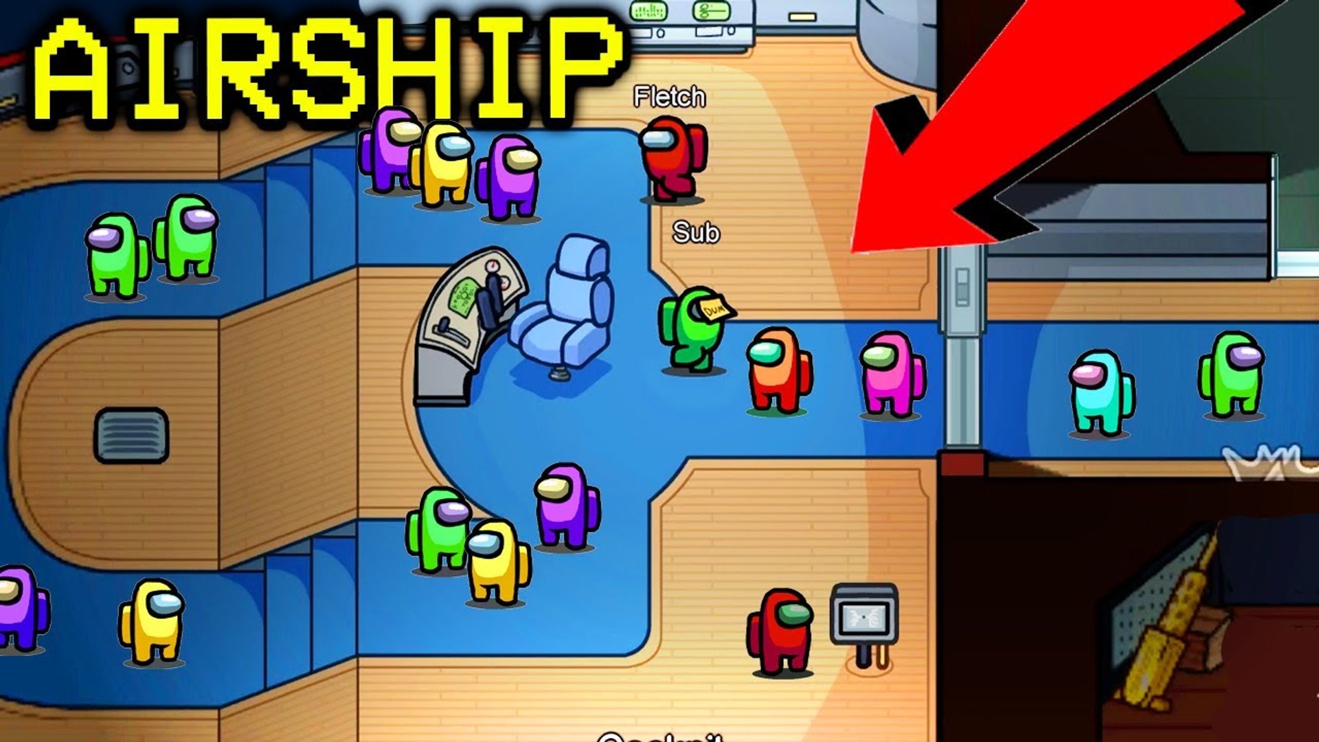 How To Get The Airship Map In Among Us Switch - How To Access The New ...