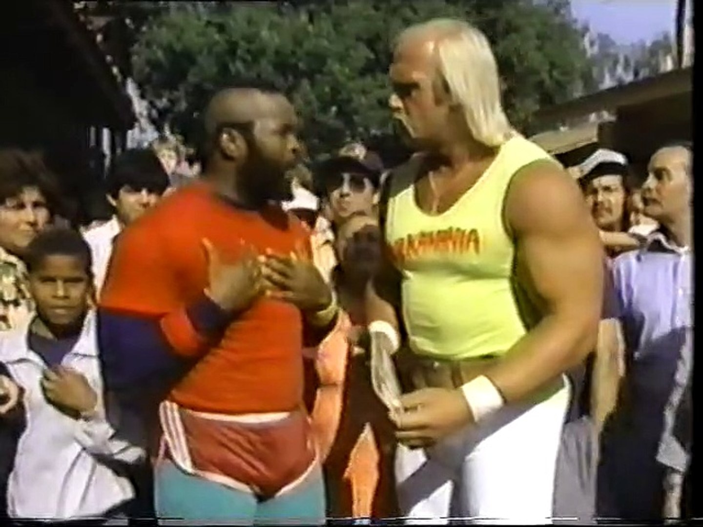 Mr T And Hulk Hogan Cyndi Lauper, Mr T And Hulk Hogan. Rock N