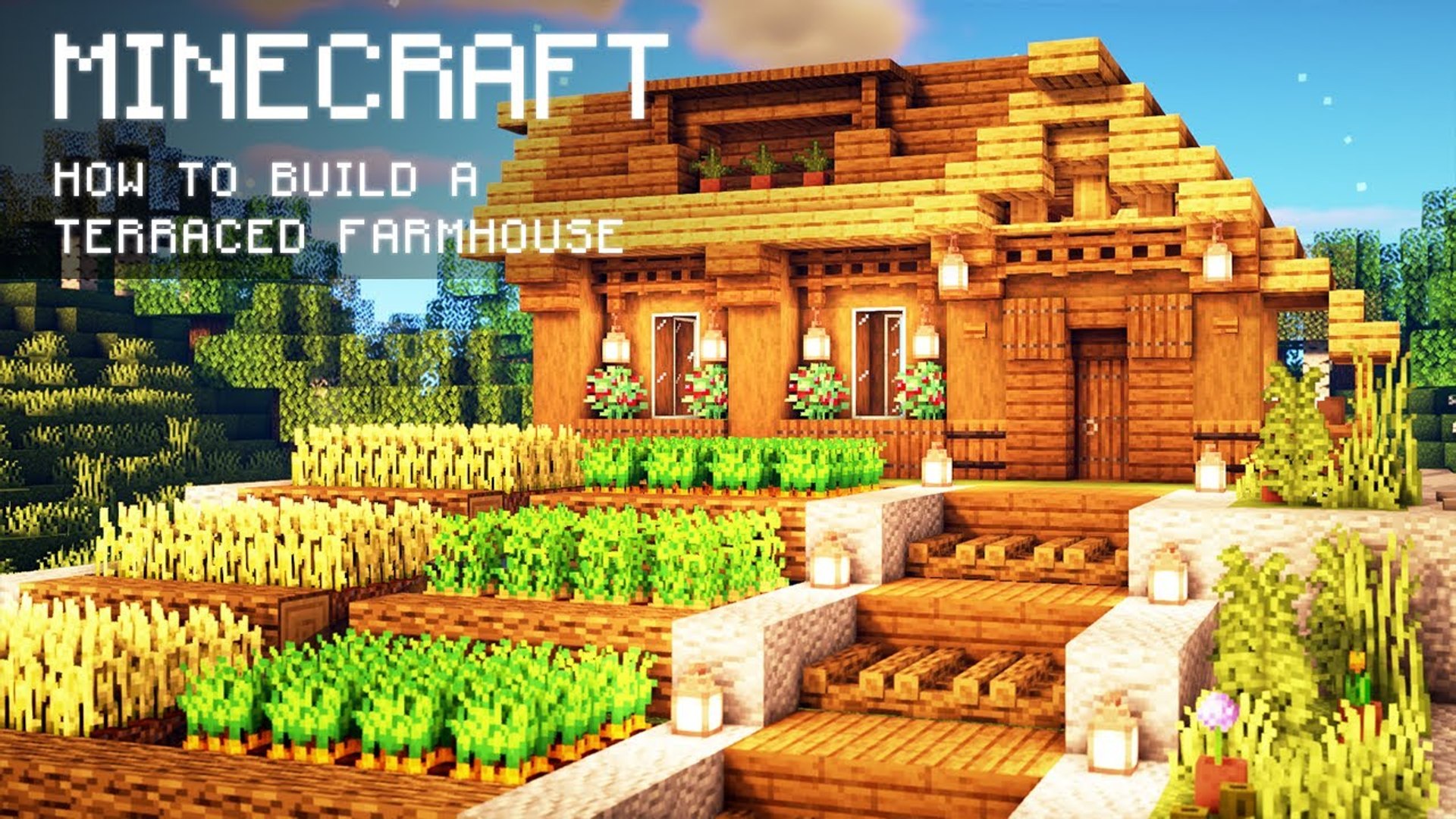 Minecraft Farm House Tutorial