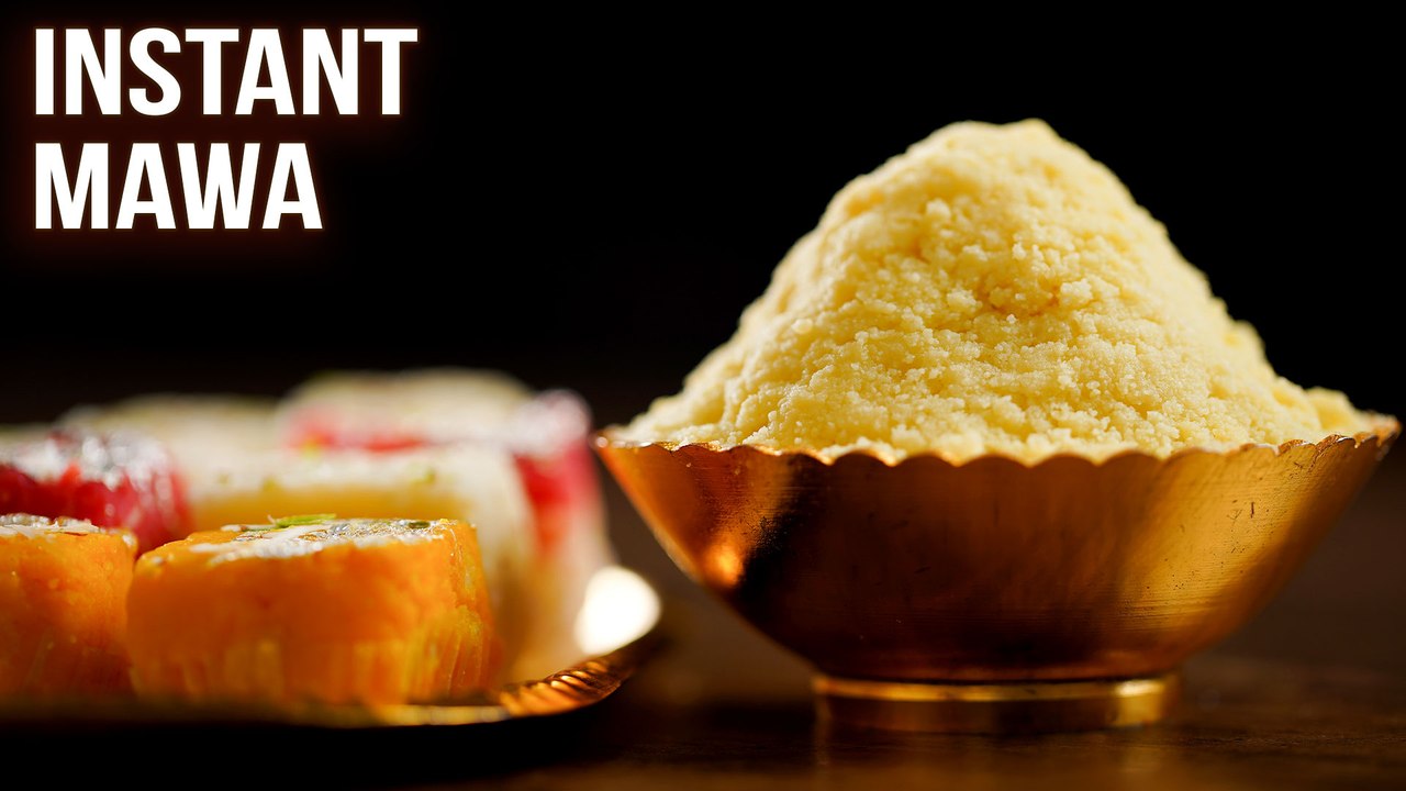 How To Make Mawa In 5 Mins | 3 Ingredients Mawa | MOTHER'S RECIPE ...