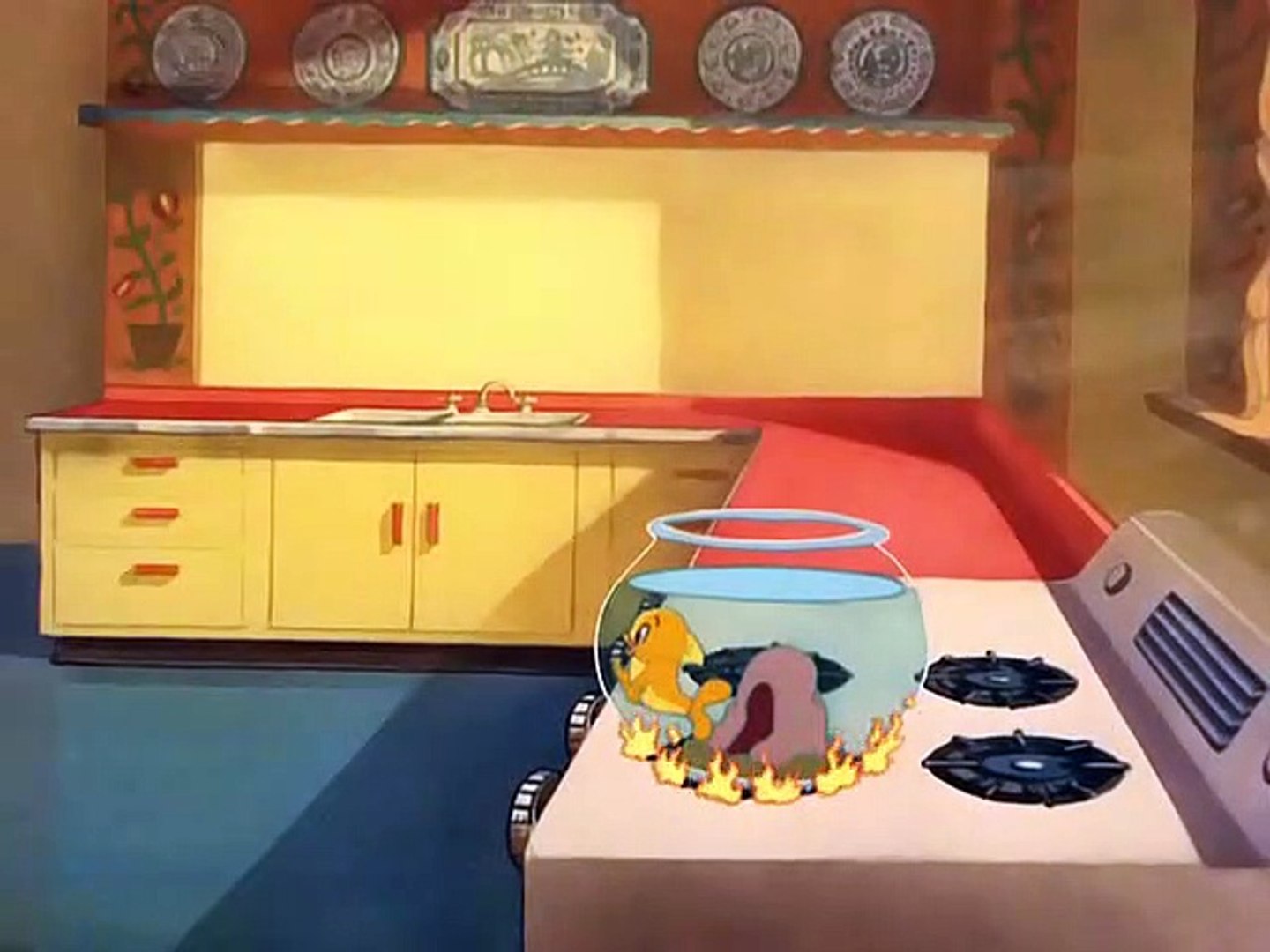 Tom And Jerry Fish Tank