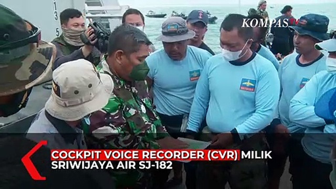 Kronologi CVR Sriwijaya SJ-182 Ditemukan Tim KNKT - Video Dailymotion