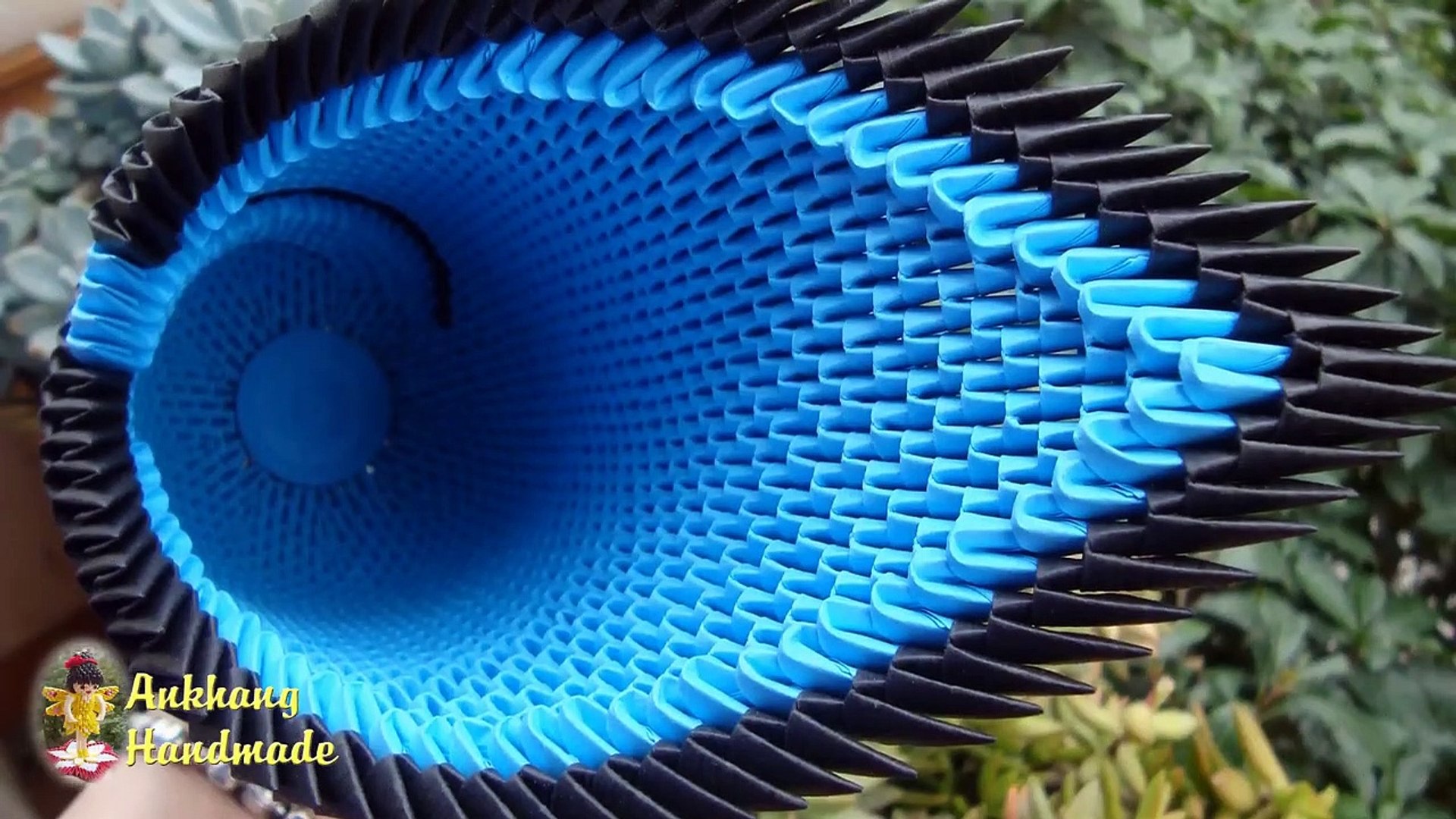 How To Make A 3d Origami Flower Pot Super Easy Origami Paper Flower||