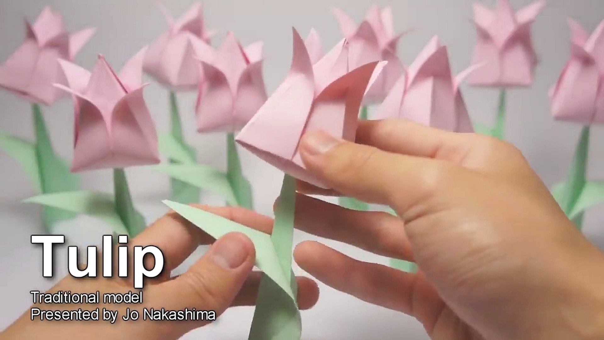 Origami Tulip Flower Step By Step Origami Tulip For Kids: Step By Step