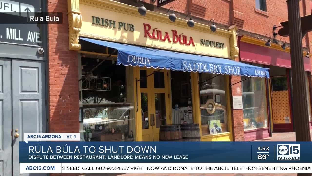 Rula Bula Irish Pub in Tempe to close after dispute with landlord ...