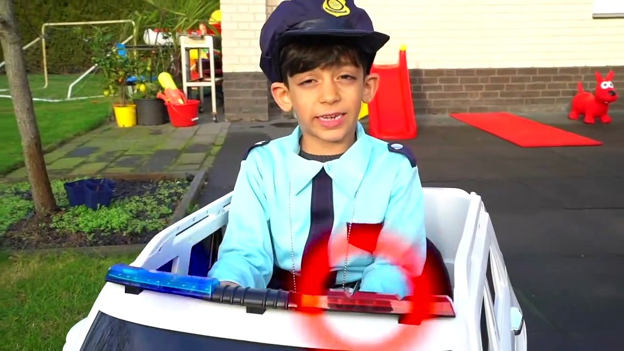 Policeman Jason Protects Toys With Police Car | Funny Kids Story ...