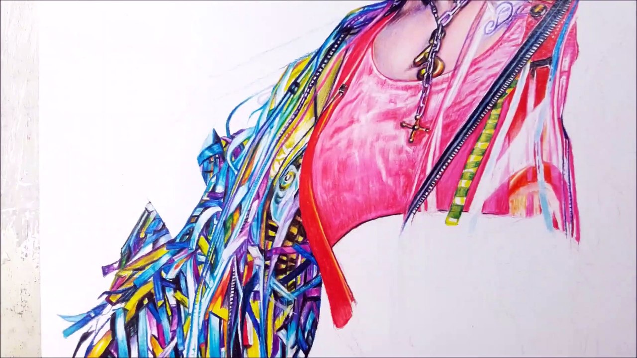 Drawing Birds of Prey- Harley Quinn (Margot Robbie) - Woa Art - video ...