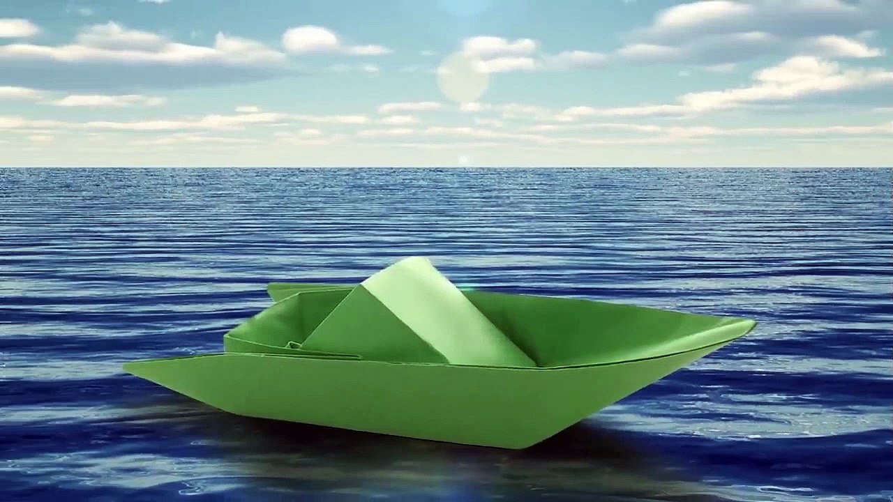 Como Fazer Um Barco De Papel Realista - Tutorial De Origami - video ...