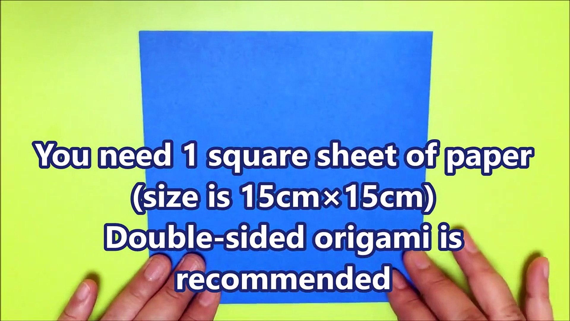 Origami Box One Piece Paper