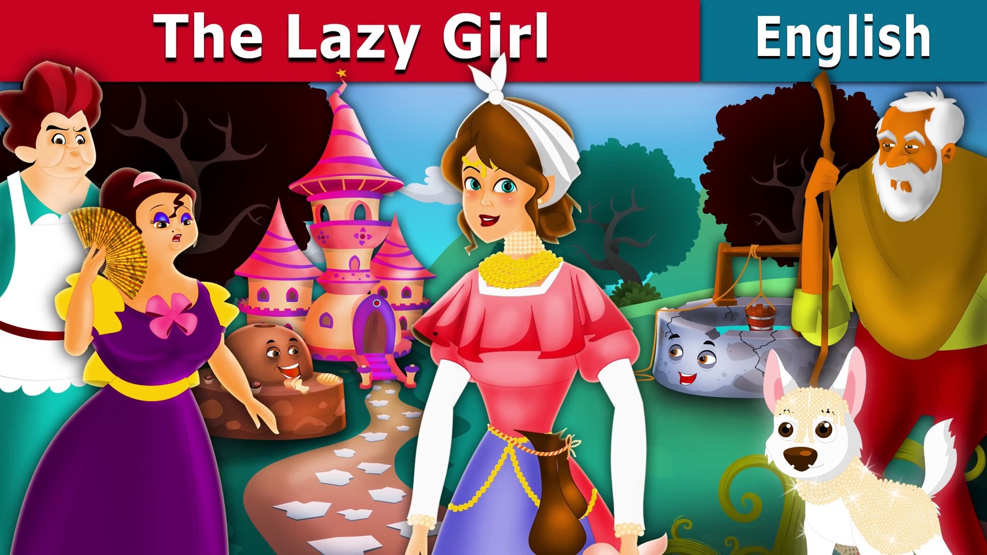 Lazy Girl Cartoon