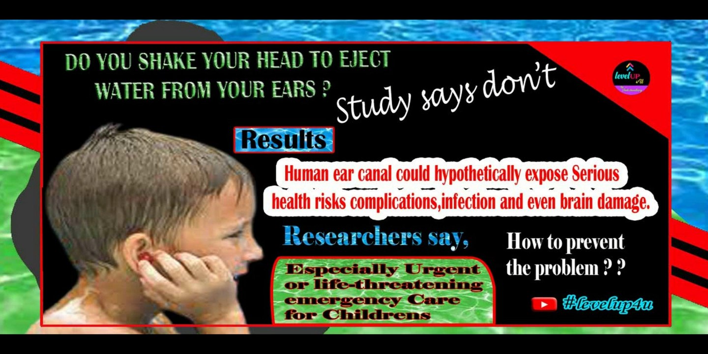 Is it risky when water is stuck in ears?|Water In Ear During Bath ...