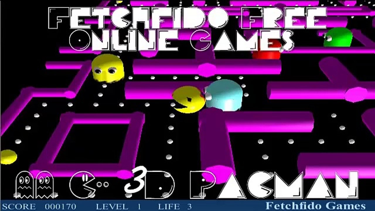3D Pacman - Free Online Game - video Dailymotion