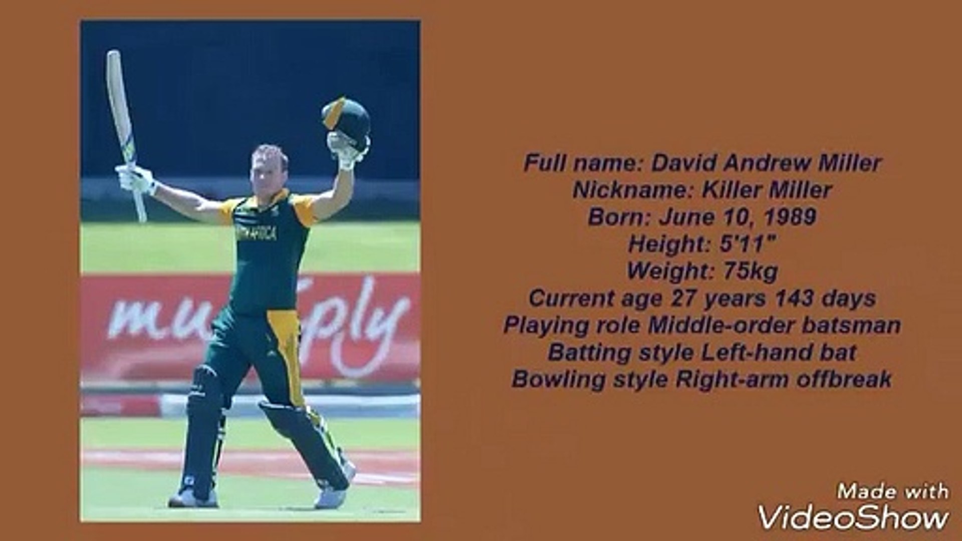 David Miller Cricketer Wallpaper