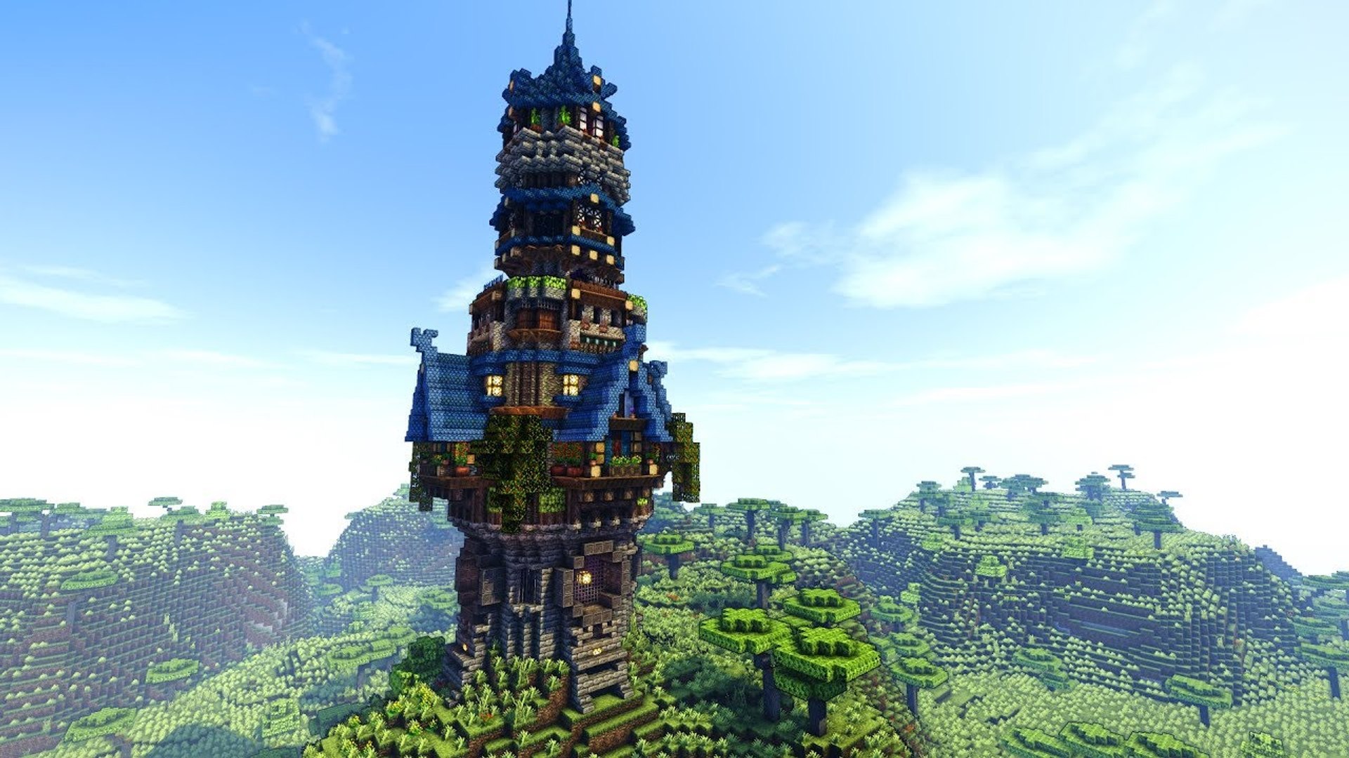 Medieval Wizard Tower Minecraft