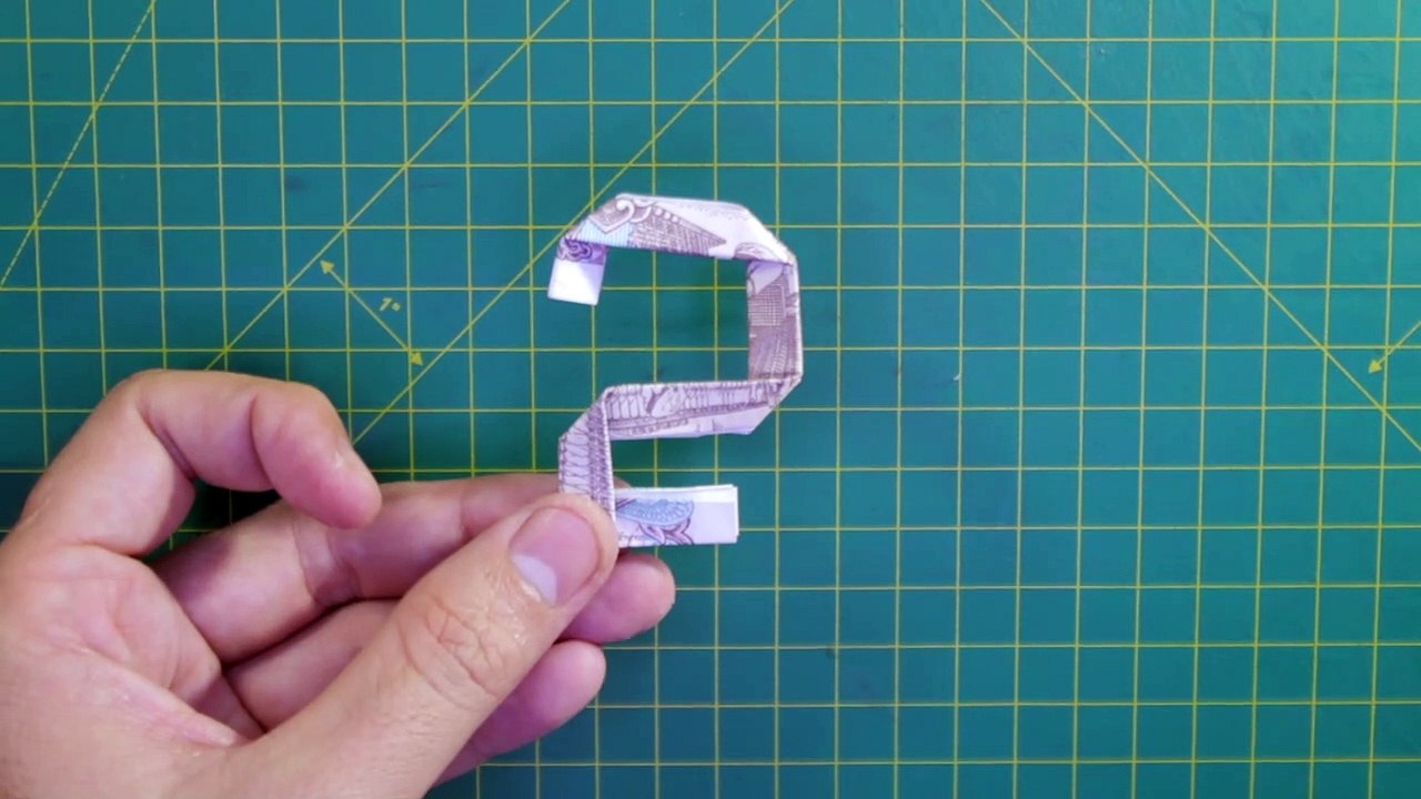 Money origami number 2 2d demo - origami money vietnam - Video Dailymotion