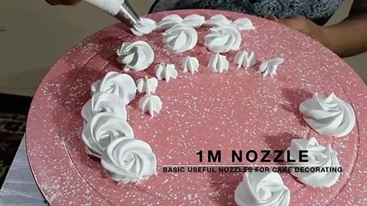 How to use piping nozzles for cake decoration | Tips to Use Nozzle | 1M ...