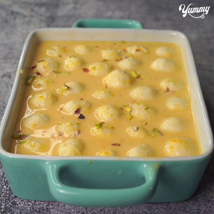 Mango Rasmalai Recipe - Easy & Best Mango Sweet Recipe - Yummy - video ...