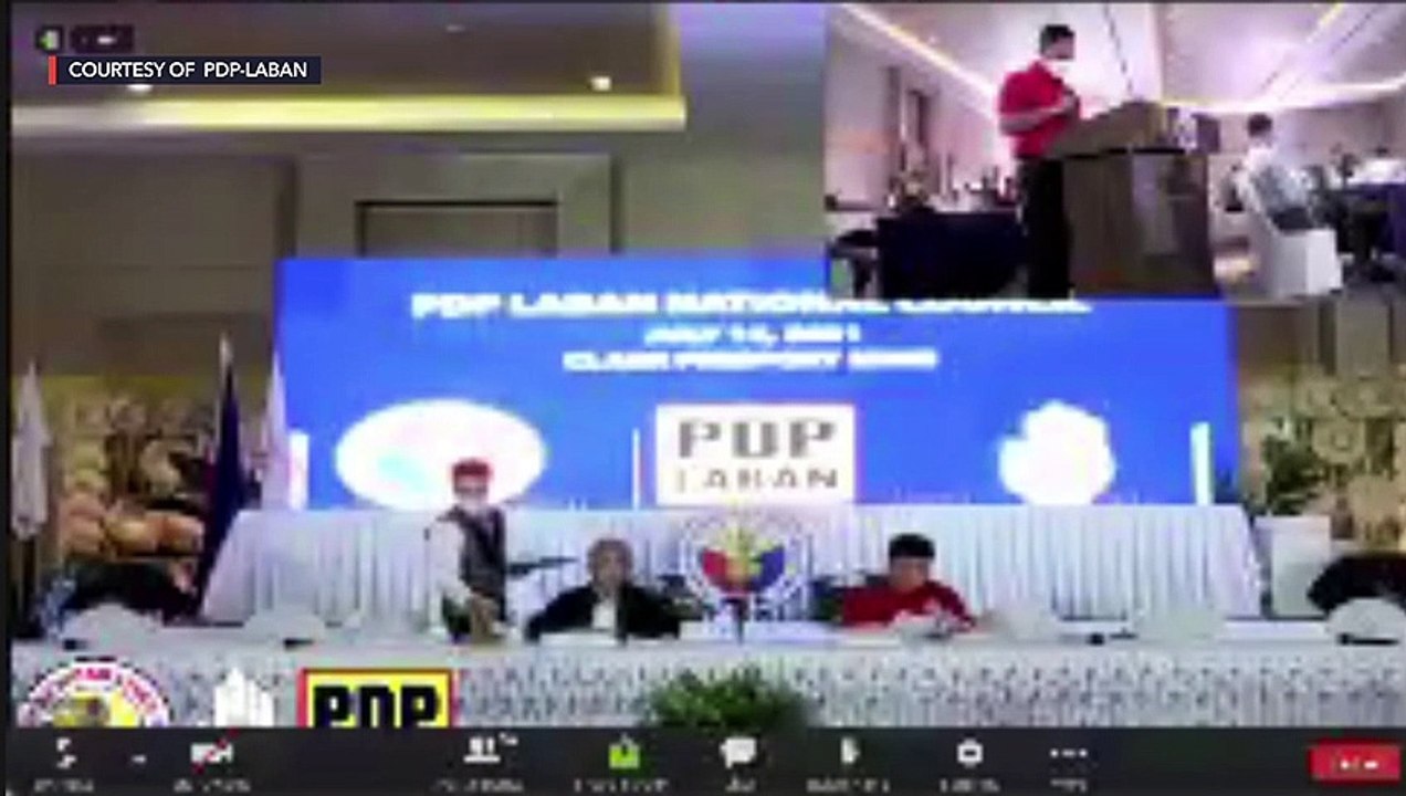 PDP-Laban national council meeting - video Dailymotion