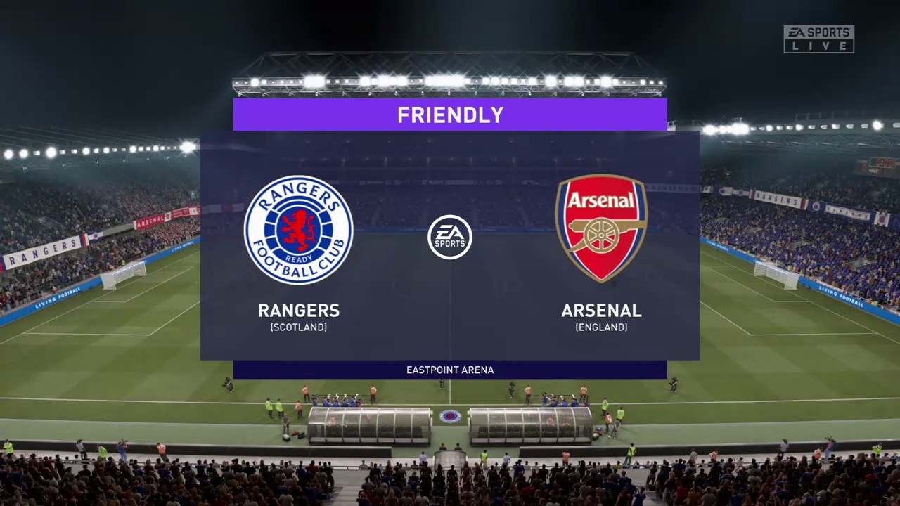 Rangers vs Arsenal || Club Friendly - 17th July 2021 || Fifa 21 - video ...