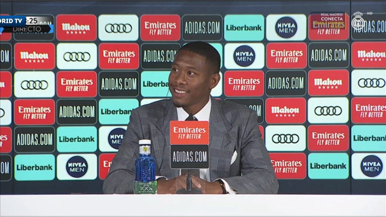 David Alaba explique sa signature au Real Madrid - Vidéo Dailymotion