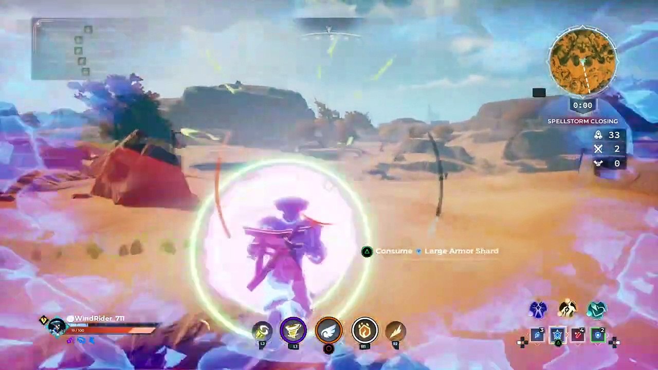 Spellbreak BR Gameplay: The reliable Stone and Wind Gauntlets - video ...