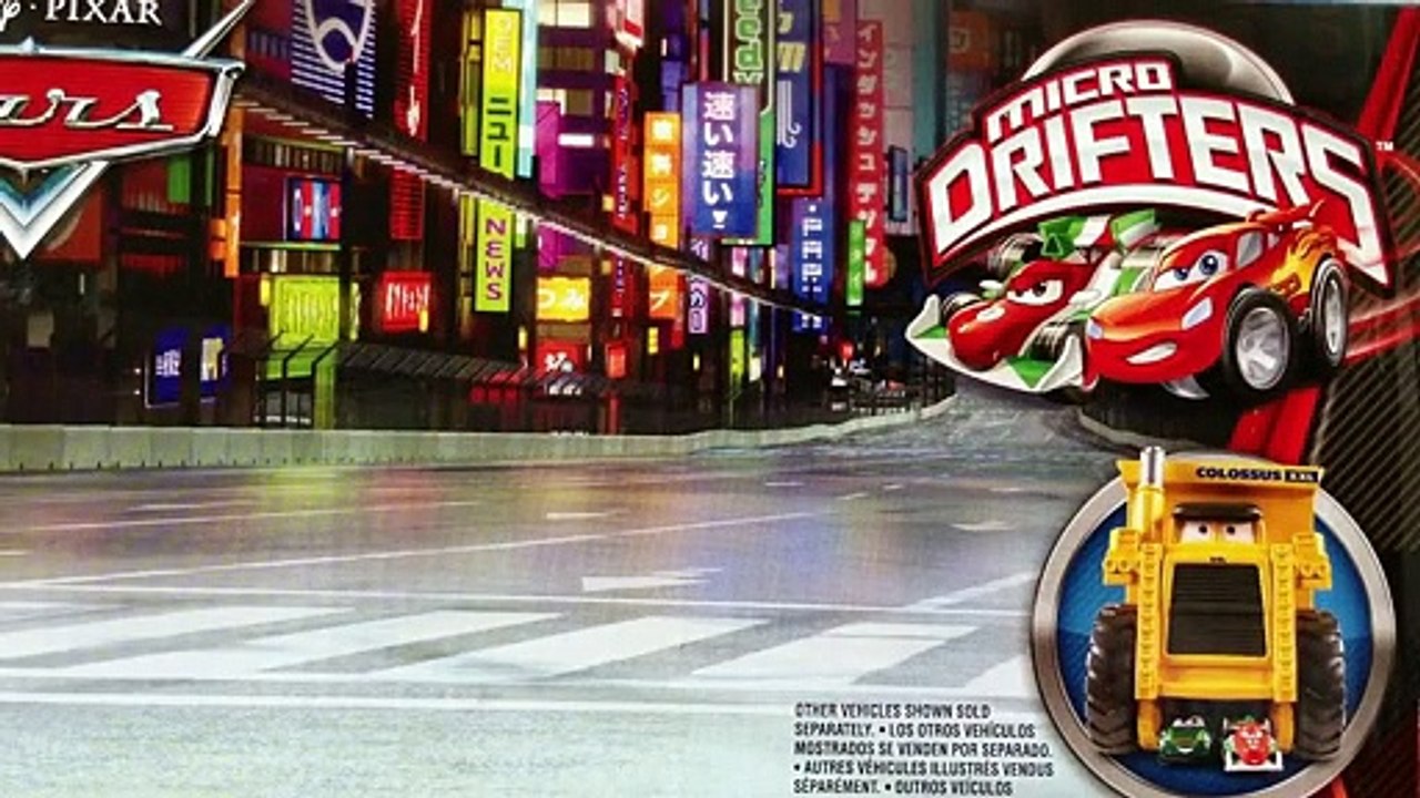 Disney Pixar Cars 2 Colossus XXL Eating Micro Drifters Cars,Mcqueen ...