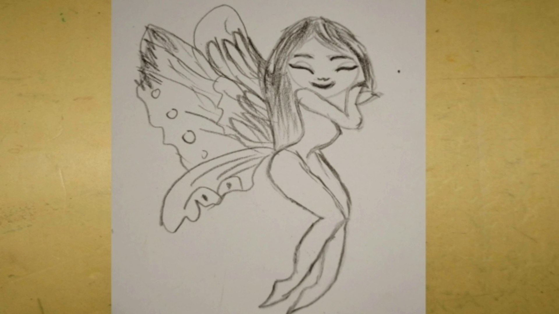 Easy Pencil Drawings Of Fairies 4 Ways To Draw A Fairy WikiHow