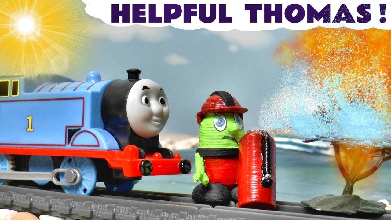 Thomas the Tank Engine Helpful Thomas story with the Funny Funlings ...