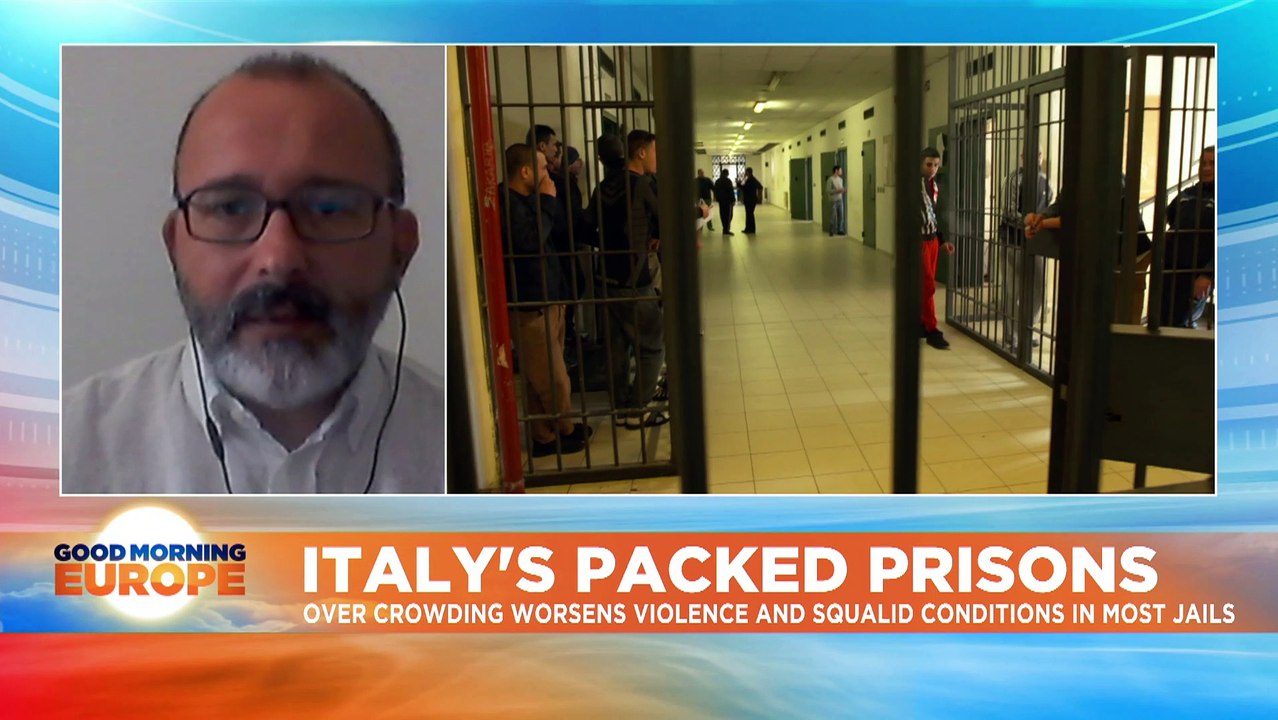 Italian NGO calls on government to address overcrowded prisons - video ...