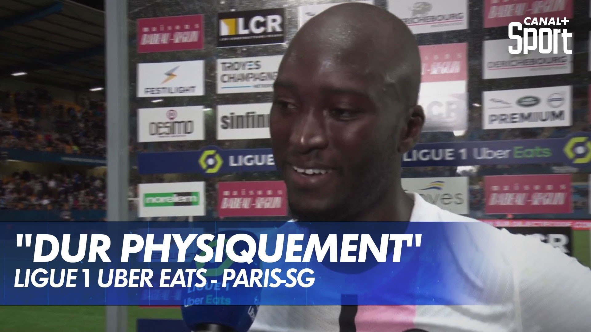 Danilo après Troyes / PSG - Ligue 1 Uber Eats