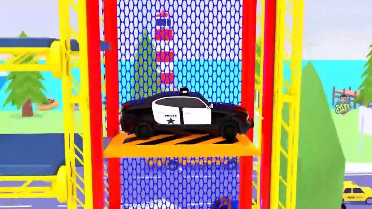 Car Games - Super Sports Cars Sliding Jump Water Color Parking Tracks ...