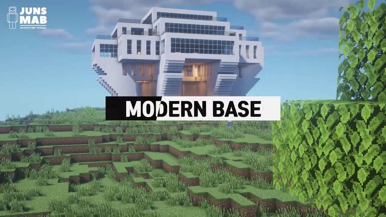 Minecraft --A real architect's building base in Minecraft tutorial ...