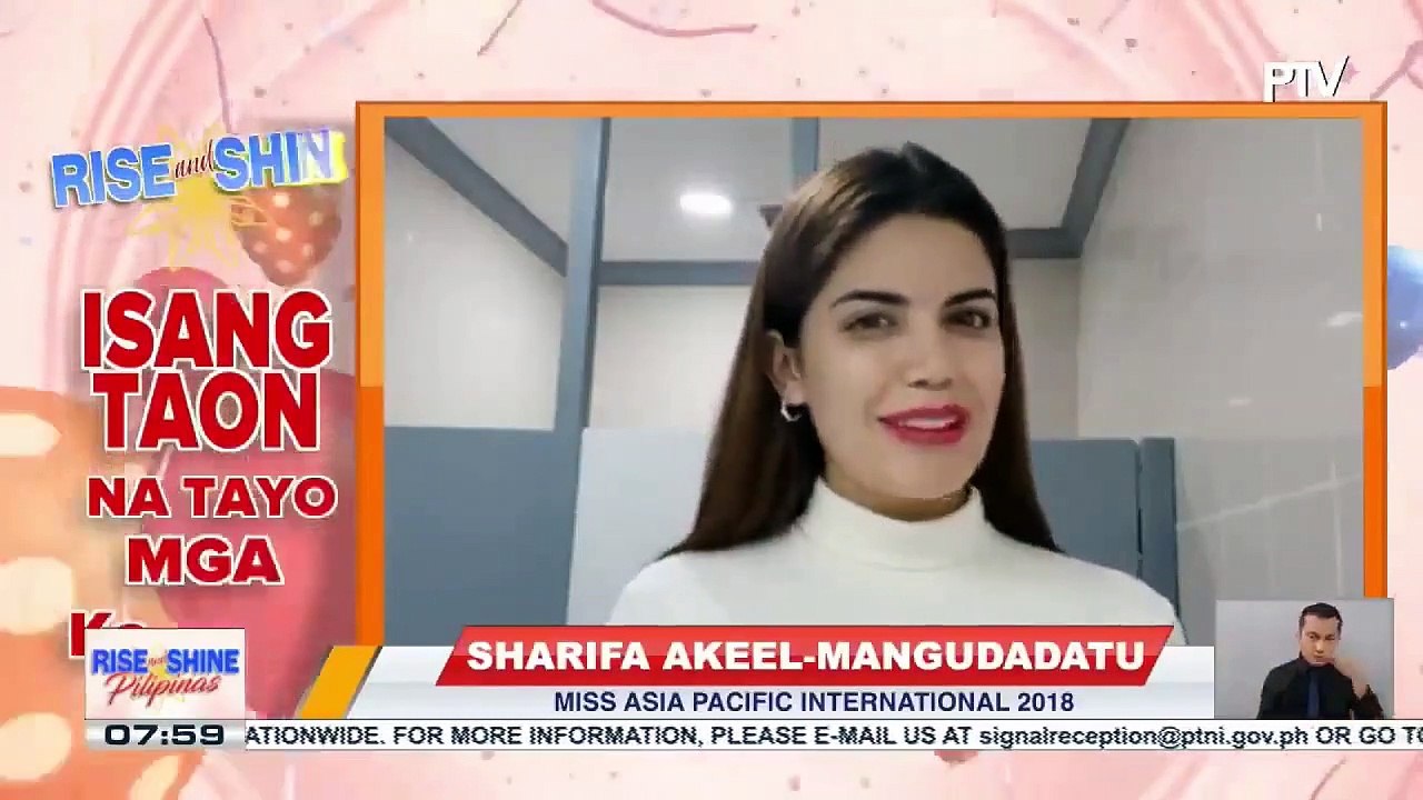 Sharifa Akeel - Mangudadatu– Miss Asia Pacific International 2018 ...