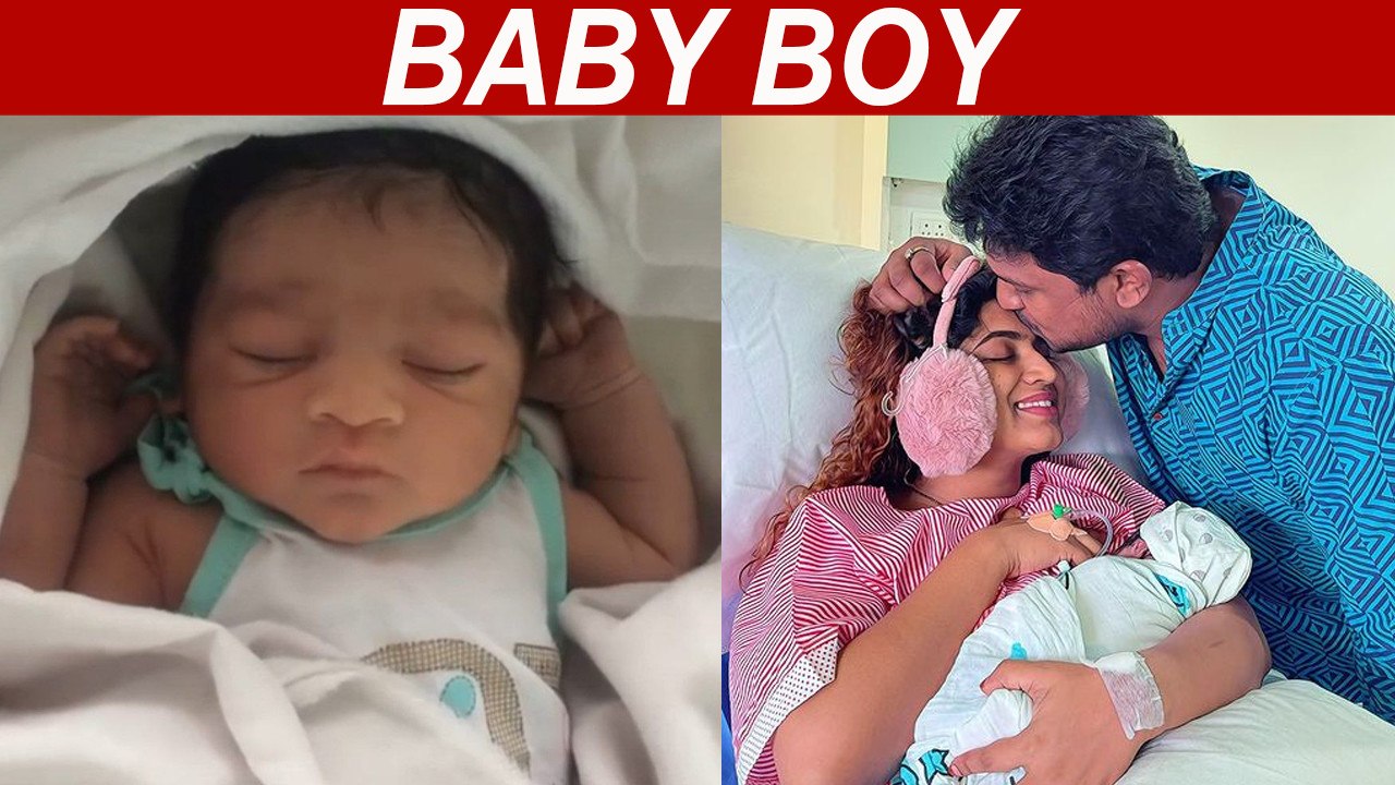 Sameera Syed Anwar Couple Blessed With Baby BOY | Daddy Kedi Sathyaraj ...