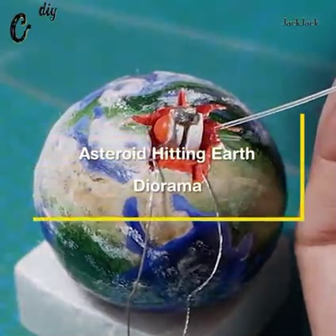 Asteroid Model Made From Clay