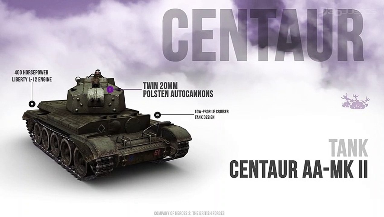 COH2 The British Forces: Tanque Centaur - Vídeo Dailymotion