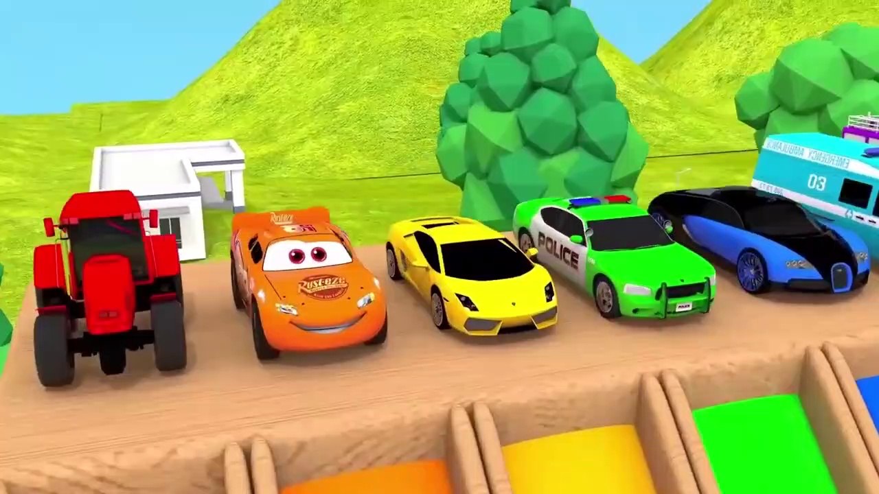 Learn Colors and Race Cars gadi ka cartoon - TOYS cartoon video gadi ...
